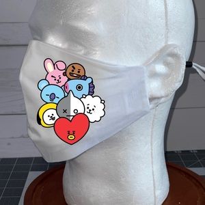 Hand Crafted | Accessories | Bt2 Bts Face Mask | Poshmark